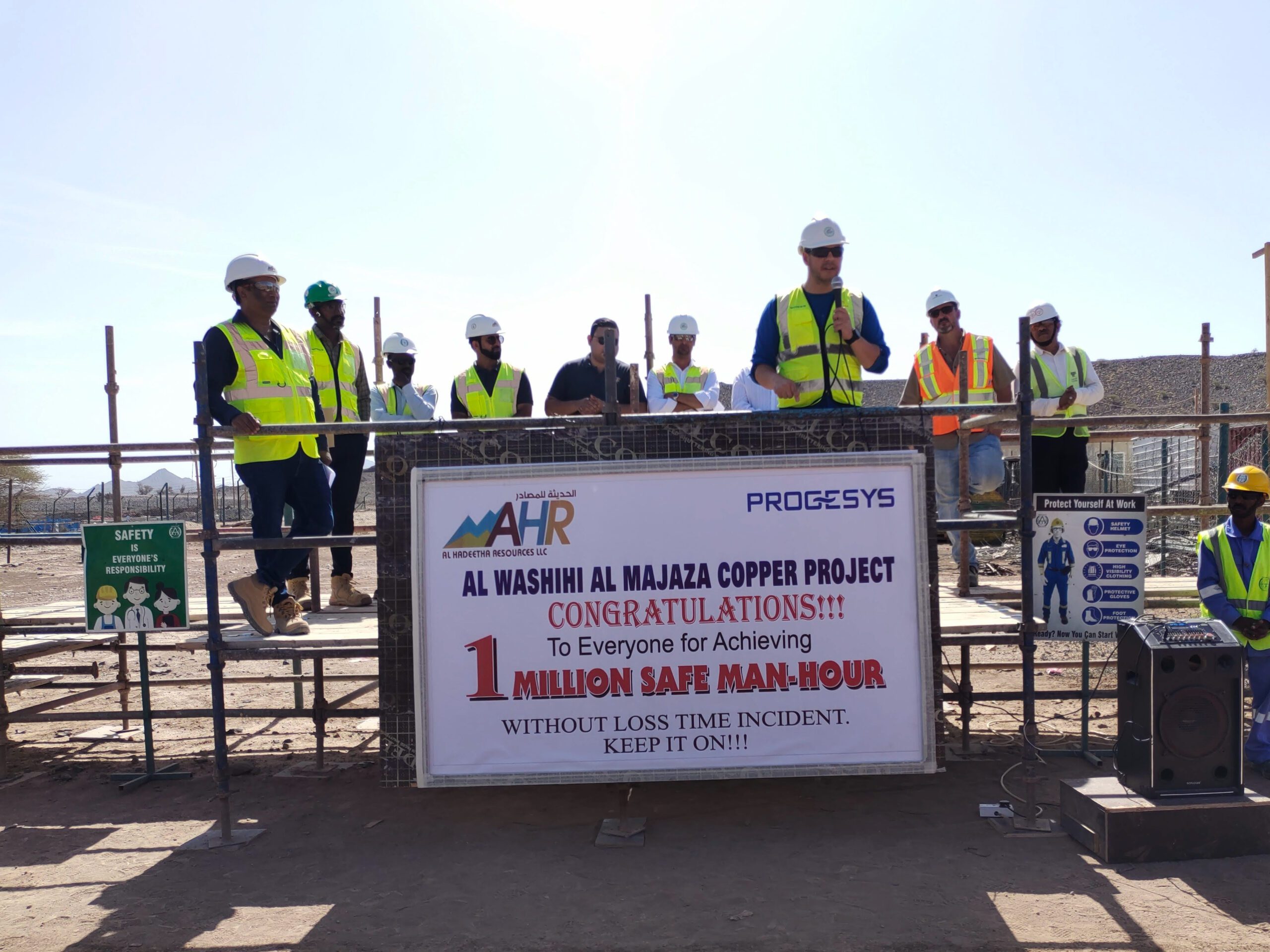 1 Million Safe Hours at Al Washihi Majaza Copper-Gold Mine Project ...